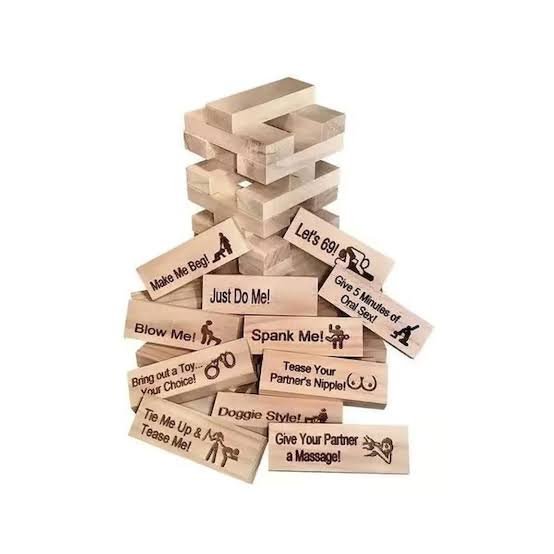Adult jenga game – Pink Petal