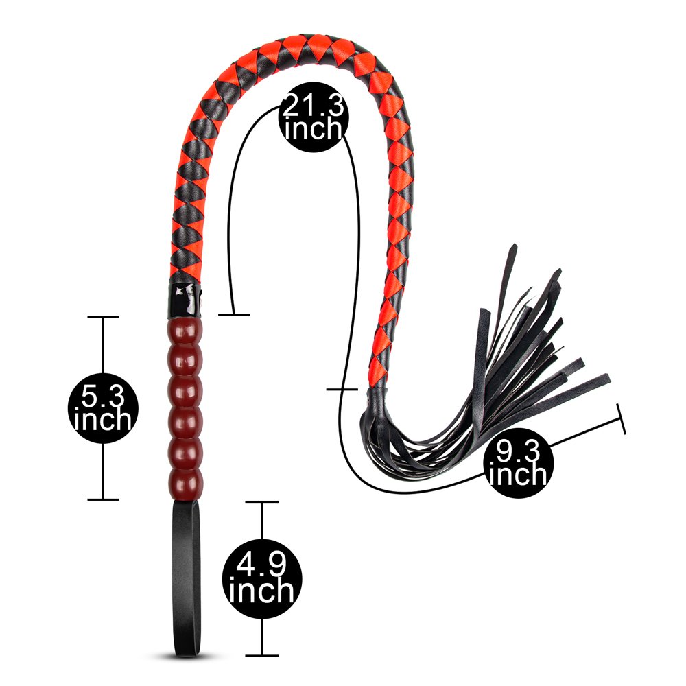 Black and red whip – Pink Petal